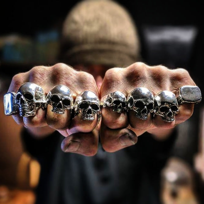 JM Custom Skull Rings
